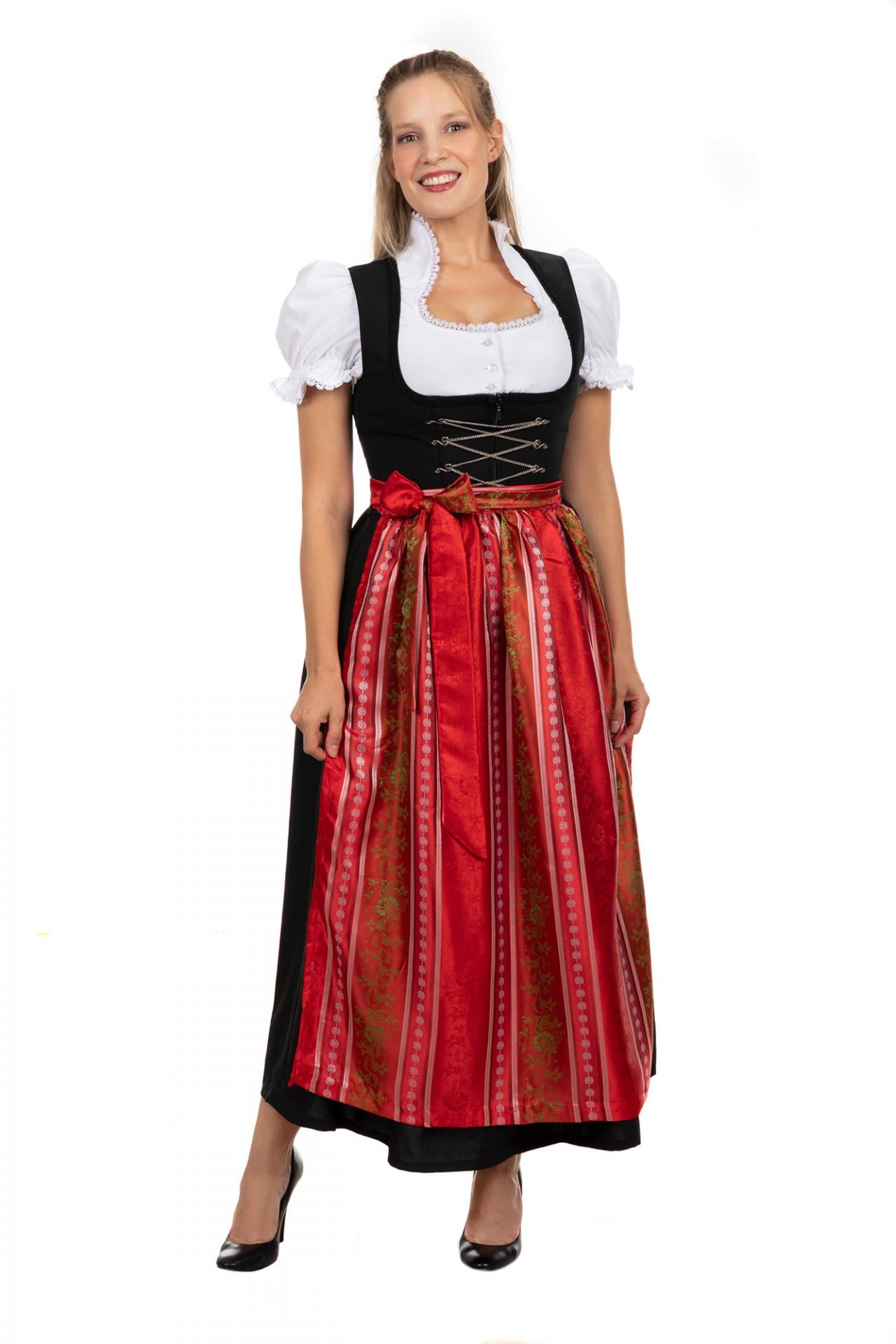 Langes Dirndl 2-teilig Sonja rot