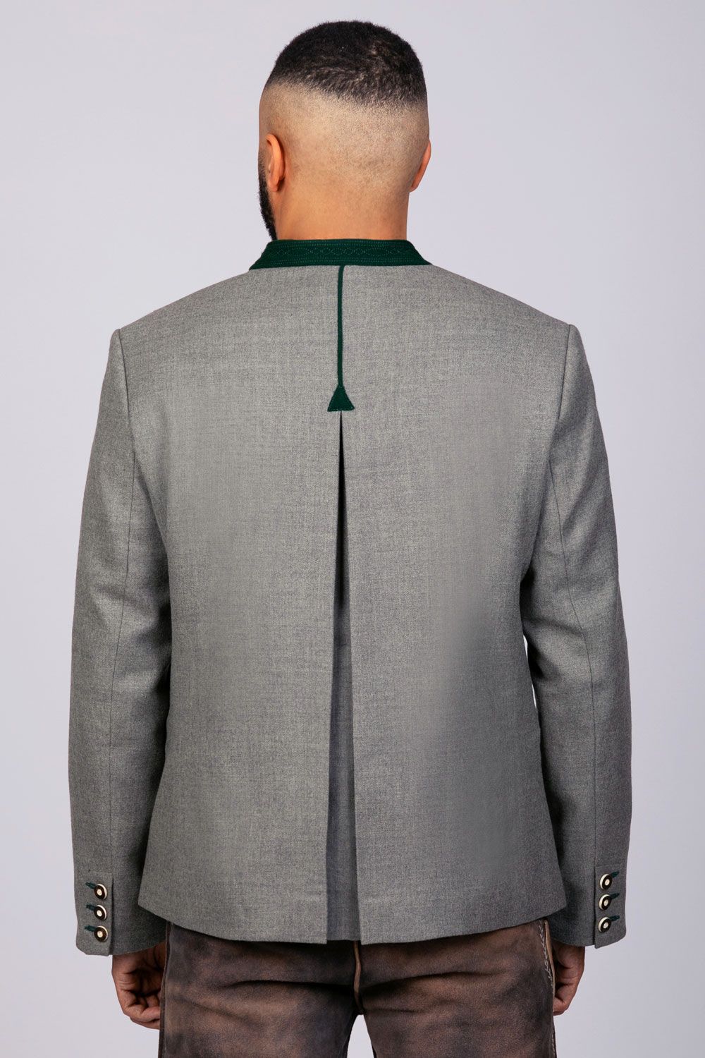 Trachten Janker Benedikt Hellgrau-Moos – Moderne Eleganz in ...